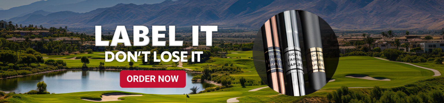 Pin High - Genuine Pin High Golf Club Labels